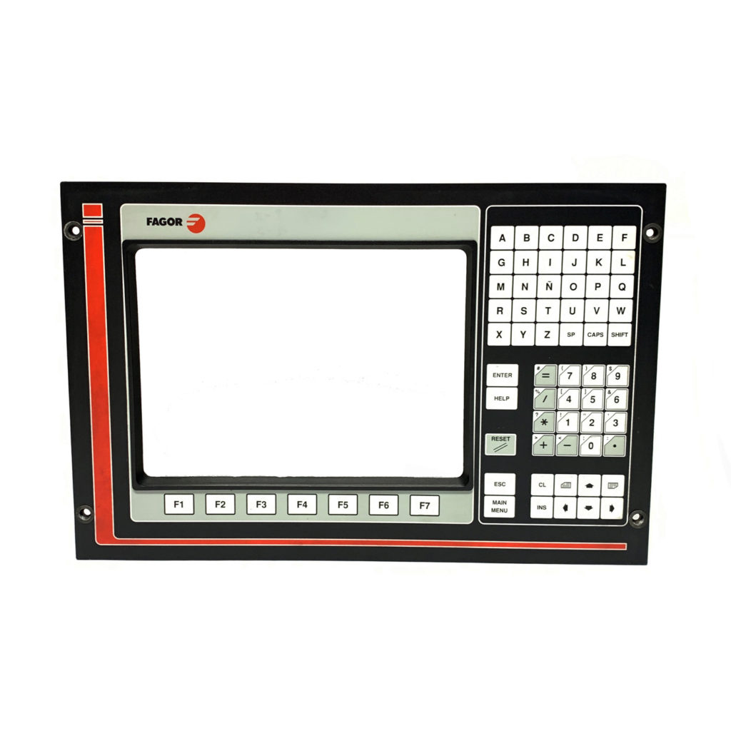8C421001 Fagor 8050/55 Monitor Front Panel — CNC Parts Dept., Inc.
