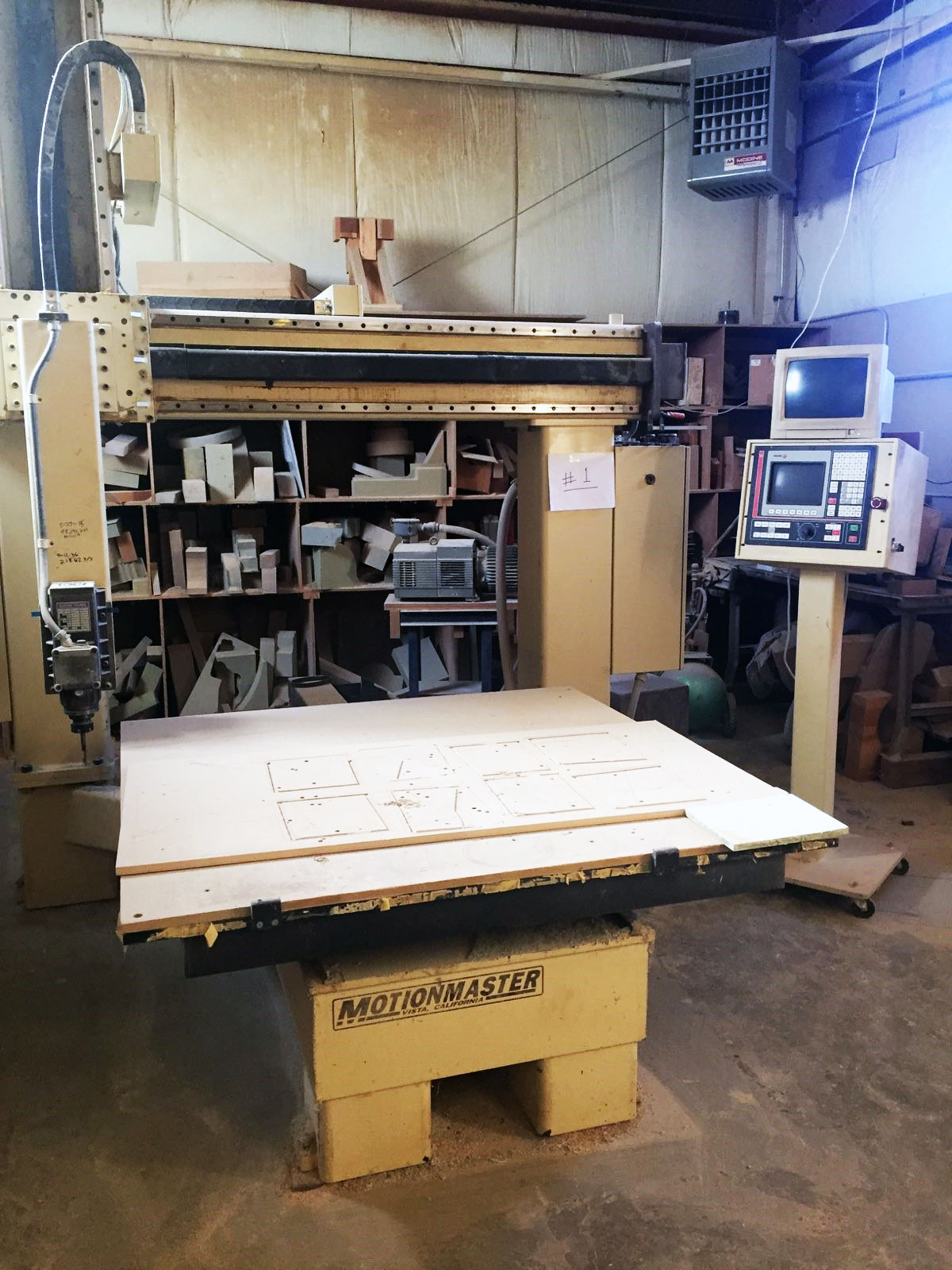 Motionmaster 5x5 3 Axis CNC Router C533 [SOLD] — CNC Parts Dept., Inc.
