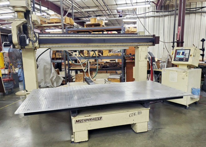 Motionmaster 5 Axis CNC Router 12x32 Moving Gantry E795