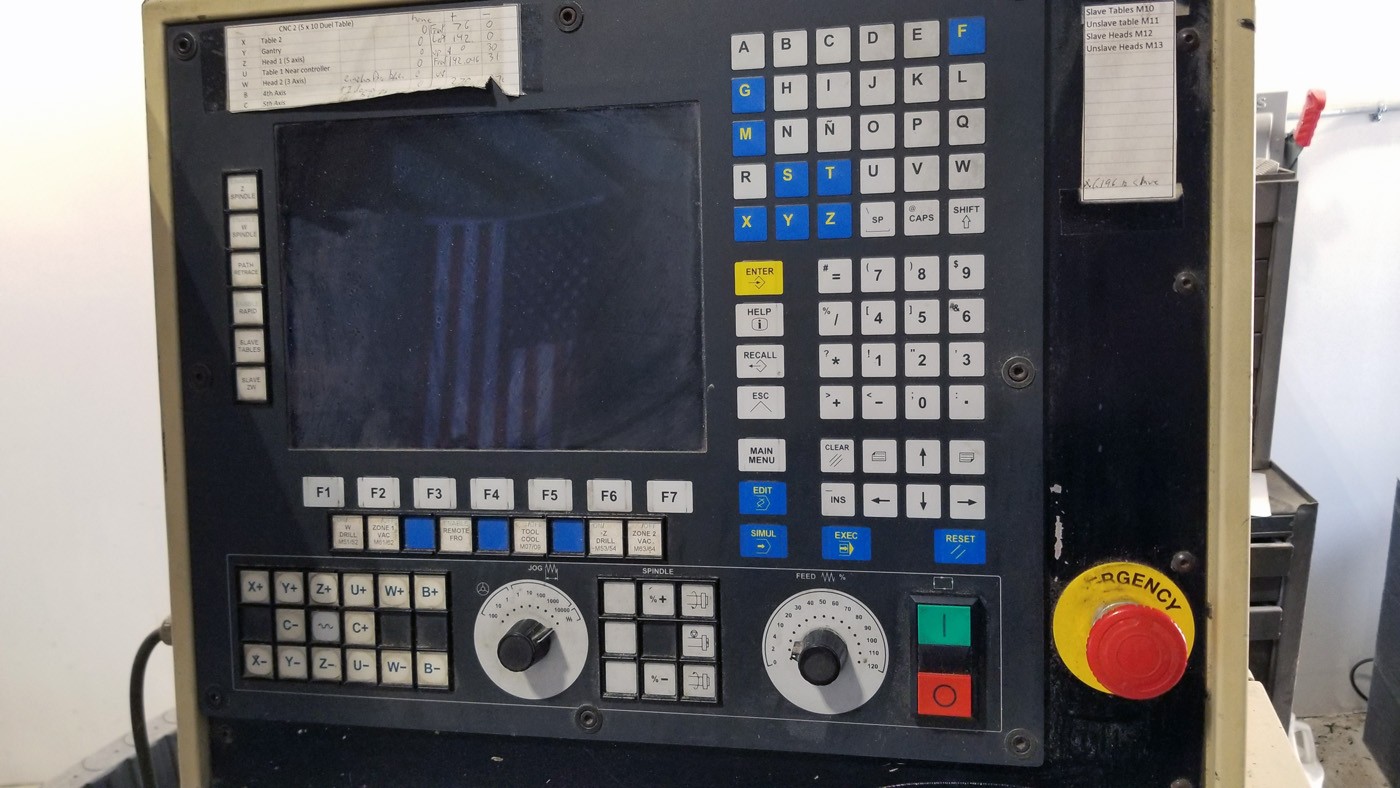 Motionmaster 5 Axis CNC Router Dual 5x5 Table E599 [SOLD]