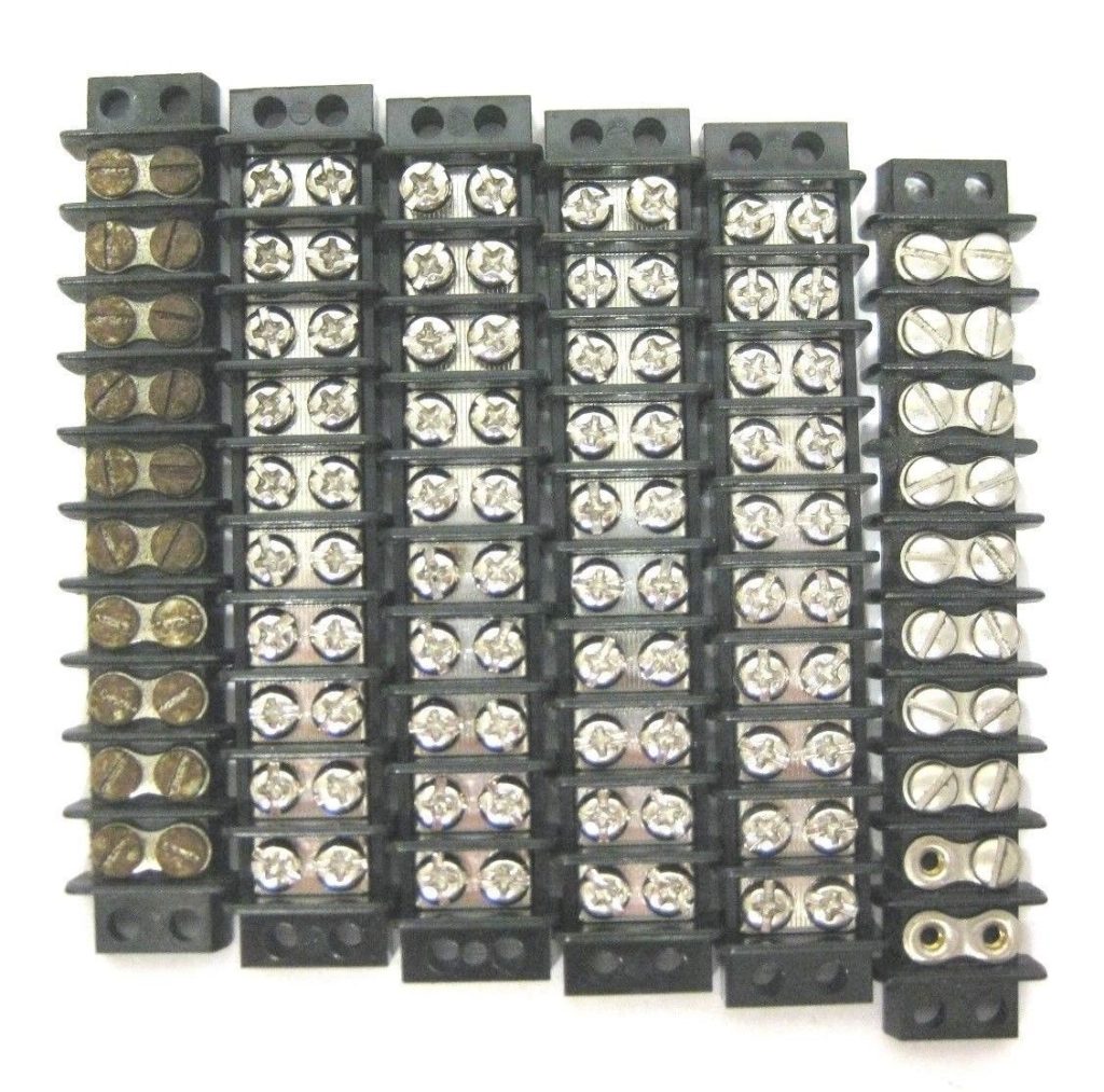 Lot of Double Row Terminal Blocks — CNC Parts Dept., Inc.