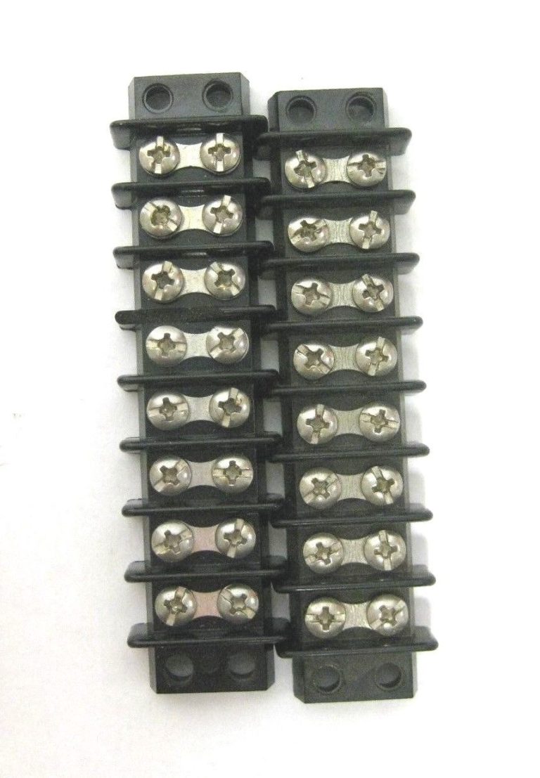 Lot of Double Row Terminal Blocks — CNC Parts Dept., Inc.